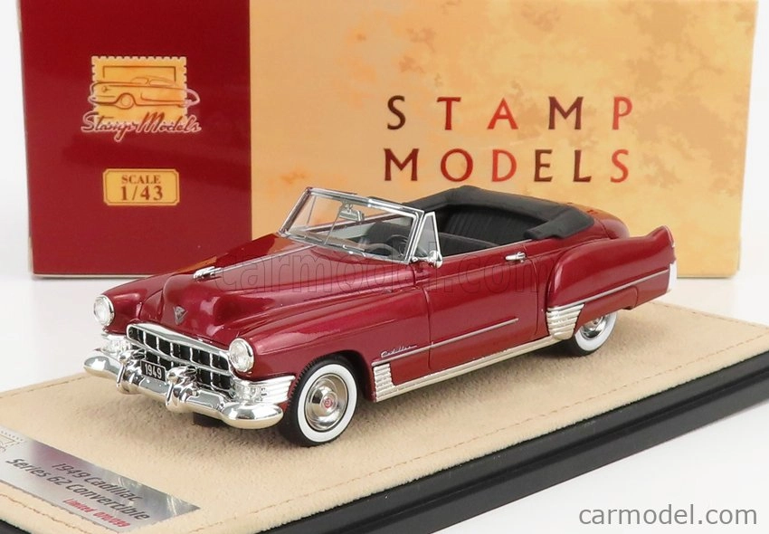 Stamp-models Cadillac Series 62 Convertible Open 1949 1:43 Bordeaux ...