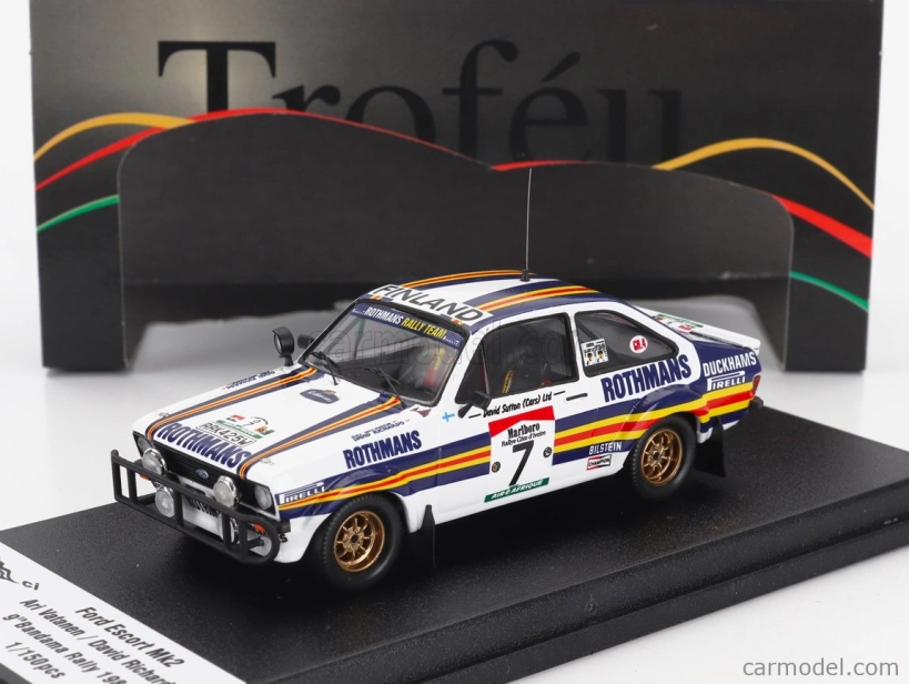 Trofeu Ford england Escort Mkii (nočná verzia) Team Rothmans N 7 Rally ...
