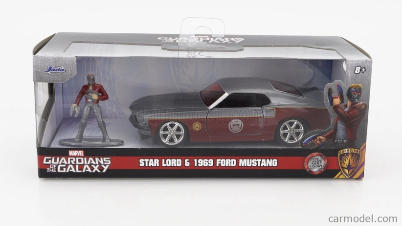 Jada Ford usa Mustang Gt500 Shelby 1967 s figúrkou Star-lord Marvel ...