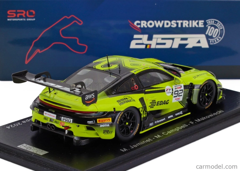Iskra-model Porsche 911 992 Gt3 R 4.2l Team Ssr Herberth N 92 24h Spa ...